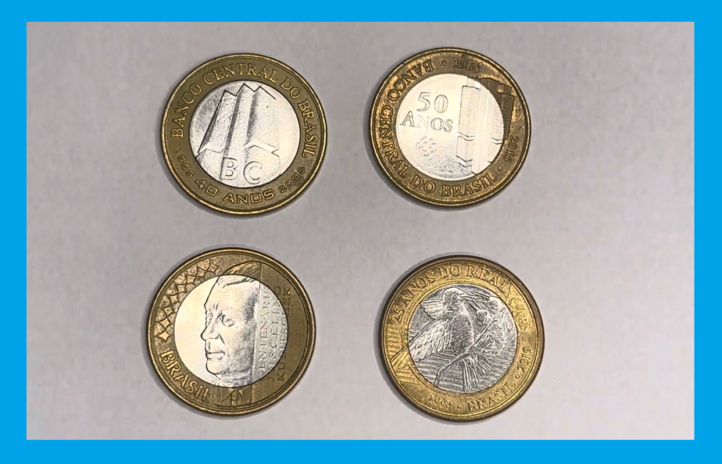 4 Moedas Raras de 1 Real Comemorativas que Valem até R$13MIL - Blog ...