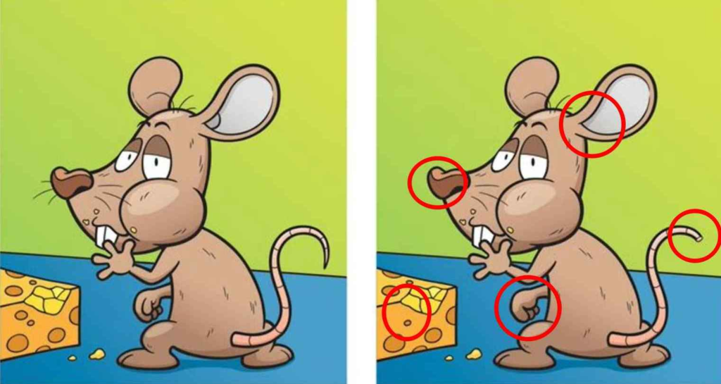 Desafio visual: somente gênios conseguem achar 5 diferenças em 15 ...