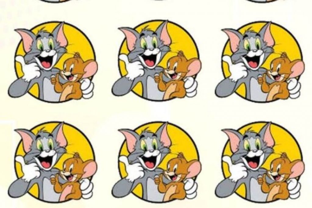 Consegue encontrar qual adesivo do Tom e Jerry está diferente? - Blog ...
