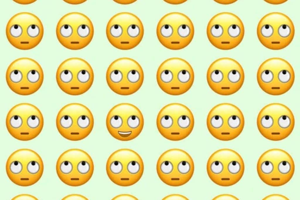 Desafio visual: encontre o emoji diferente, consegue? - Pensar Cursos Blog
