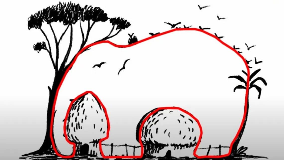 Desafio dos 21 segundos: onde está o elefante escondido nesta imagem ...